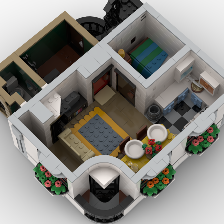LEGO MOC Modular Car Showroom by Al3xW40 | Rebrickable - Build with LEGO