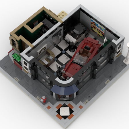 LEGO MOC-139508 Modular Car Showroom by Al3xW40 | Rebrickable - Build ...