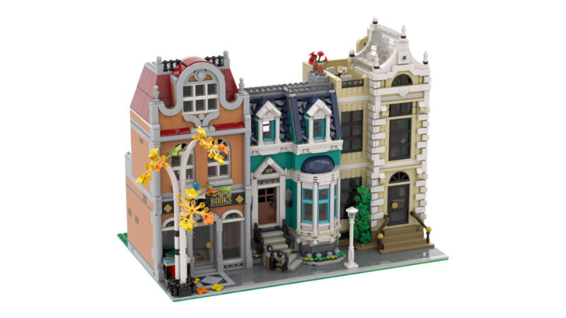 LEGO MOC Modular Building with interior by felix.rebricks | Rebrickable ...