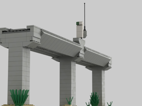 LEGO MOC Futuristic Elevated Train Bridge by Futurism_Lego ...
