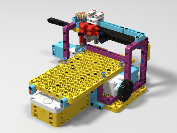 LEGO MOC Spike Prime Plotter (XY, no pen lift) by mareklew ...