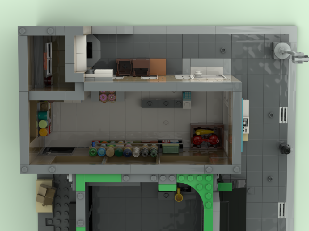 LEGO MOC-234991 Modular Oscorp by Kuragari1 | Rebrickable - Build with LEGO