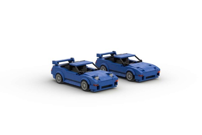 LEGO MOC NISSAN 180SX Silvia S13 by VBricks | Rebrickable - Build with LEGO