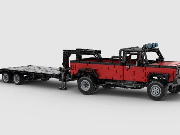 LEGO MOC Chevy Squarebody Dually Pickup by Stinkwell Exhaust Creations ...