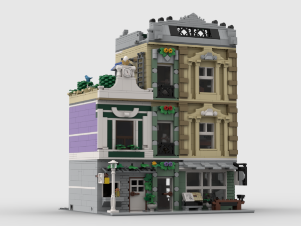 LEGO MOC-176227 LP shop & Live streaming studio, Lego 10278 Alternate ...