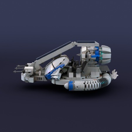 LEGO MOC Swamp Speeder by grab_a_beer_and_build_lego | Rebrickable ...