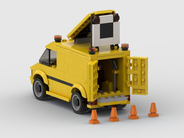 LEGO MOC Mercedes Sprinter BF3 by damianlaui | Rebrickable - Build with ...