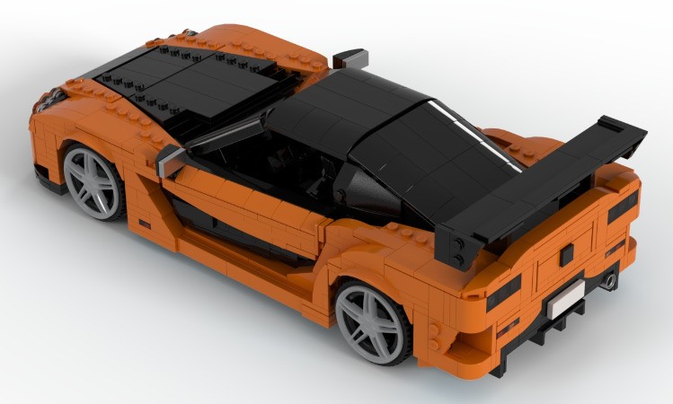 LEGO MOC 马自达RX7-Veilside by DRmoc | Rebrickable - Build with LEGO