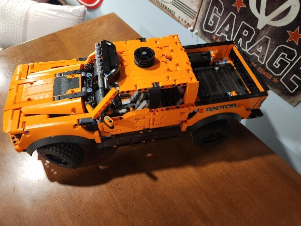 LEGO MOC 42126 Ford F-150 Raptor with Front Off-Road Lights and Bed Add ...