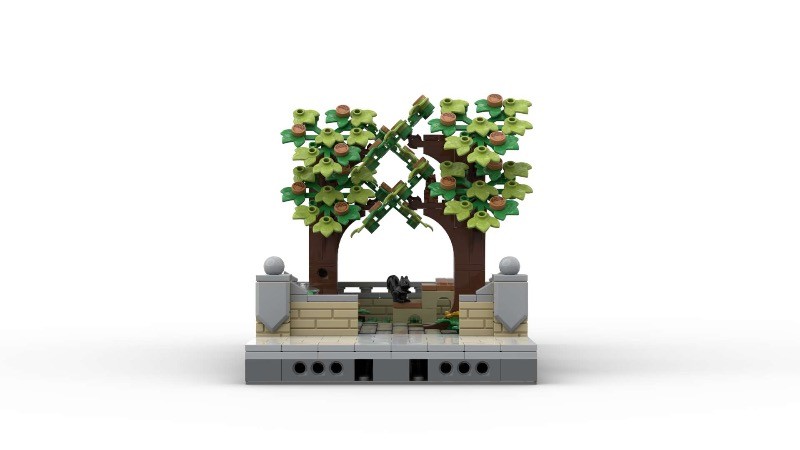 LEGO MOC MILS Modified 16x32 Park Module, 60326 Picnic in the Park Mod ...