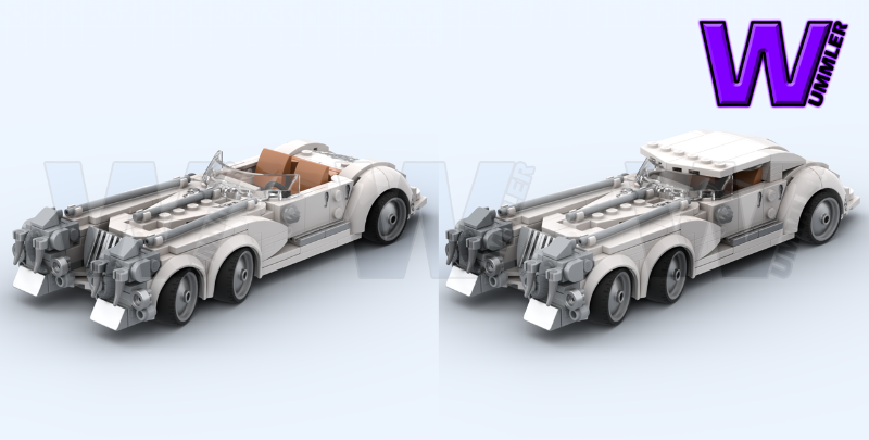 LEGO MOC Nemo's Nautilus Car by Wummler | Rebrickable - Build with LEGO