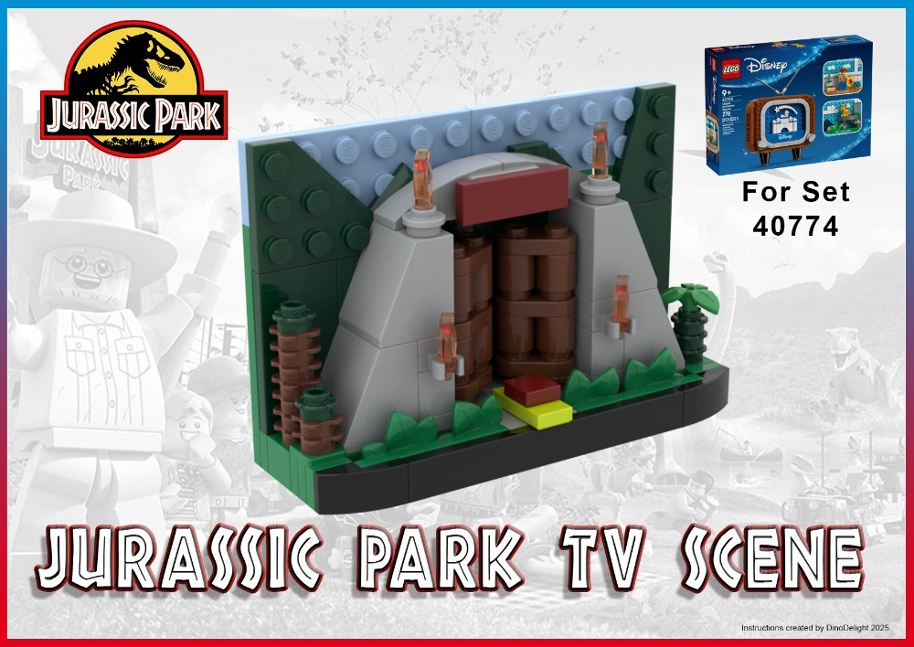 LEGO MOC-241574 Jurassic Park Gates TV scene by DinoDelight ...