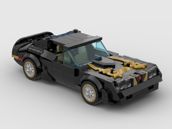 LEGO MOC Three famous black cars: Smokey-Bandit, KITT and 1970 Dodge ...