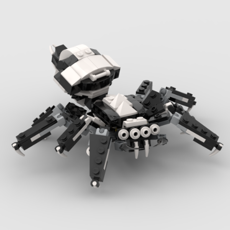 LEGO MOC Jumping Spider by SparrowLegs | Rebrickable - Build with LEGO