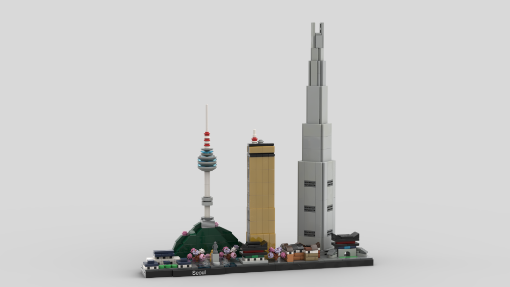 LEGO MOC-200548 Seoul Skyline by Skyline_Lover | Rebrickable - Build ...