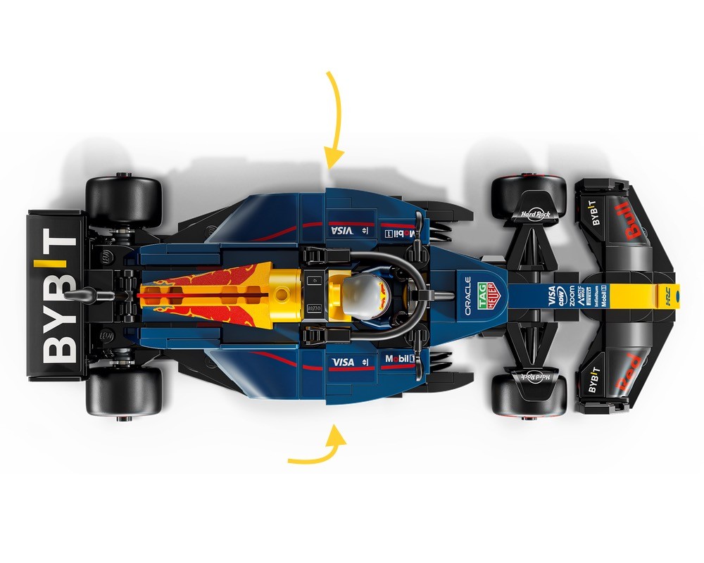 LEGO MOC Oracle Red Bull Racing RB20 F1 Race Car side mod by Sick Brix ...