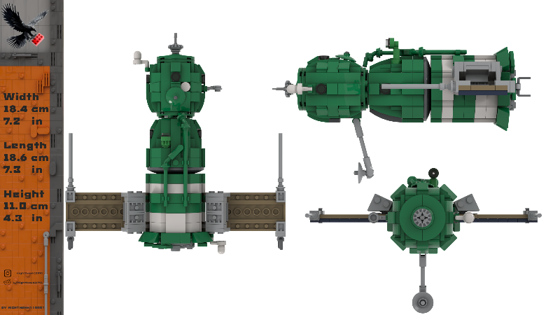 LEGO MOC 7K / Soyuz Collection (1:42 Minifig Scale) by NightHawk11991 ...