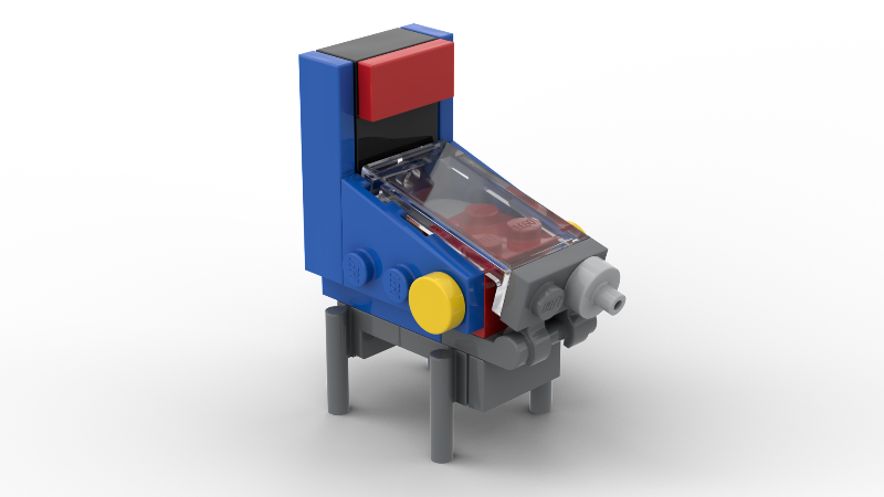 LEGO MOC Pinball Machine v1 by AntOrman | Rebrickable - Build with LEGO