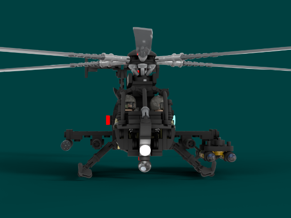 LEGO MOC AH-6J Little Bird by Czifi | Rebrickable - Build with LEGO