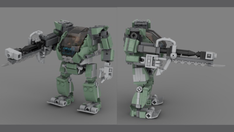 LEGO MOC-138619 Avatar AMP suit gun GAU90 & Bushboss FD11 by ...