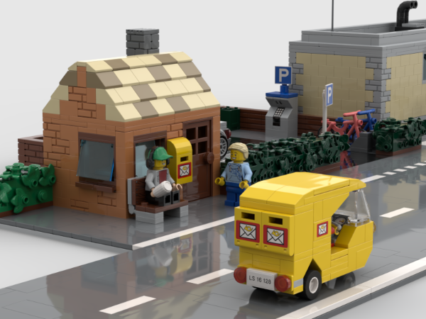 LEGO MOC Small local post office by Rasmusmøller | Rebrickable - Build ...