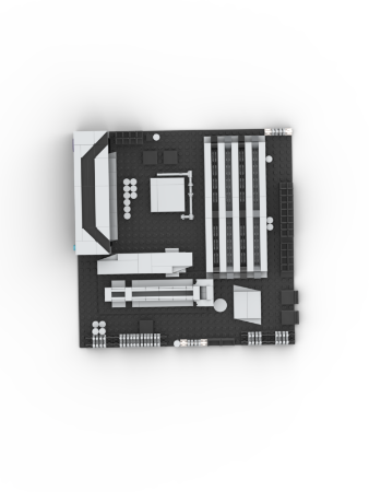 LEGO MOC pc gamer motherboard by lego_xtremcar | Rebrickable - Build ...