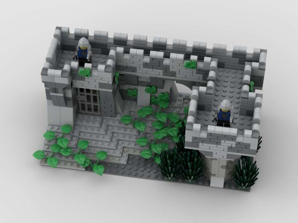 LEGO MOC Fortified prison by PezzidiLego | Rebrickable - Build with LEGO