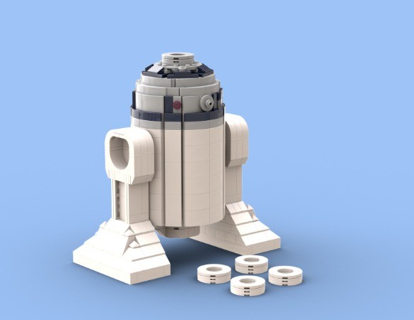 LEGO MOC R2-D2 6:1 by SylvainLS | Rebrickable - Build with LEGO