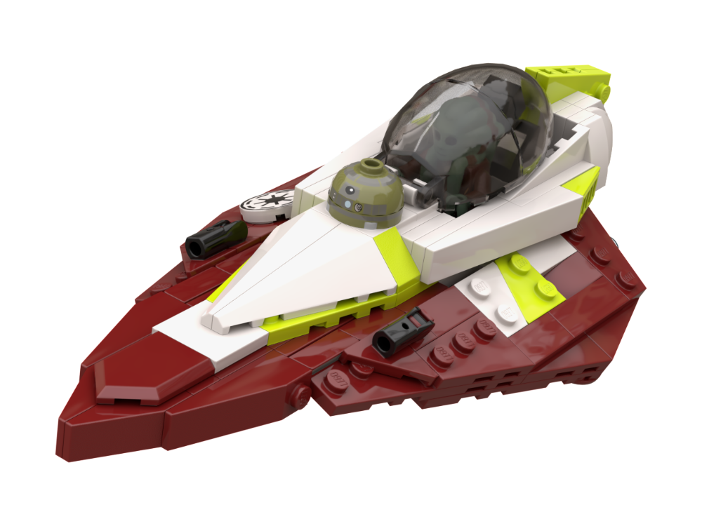 LEGO MOC Kit Fisto's Delta-7B Starfighter by Ostronamus | Rebrickable ...