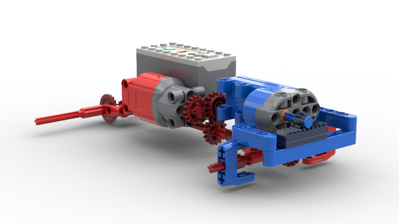LEGO MOC Small 4x4 chassis by KucMocs | Rebrickable - Build with LEGO