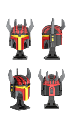 LEGO MOC Helmet Gar Saxon by Alex_BricKartuss | Rebrickable - Build ...