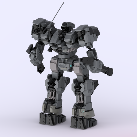 LEGO MOC LOADER 4 (armored core VI) by from_fromgame | Rebrickable ...