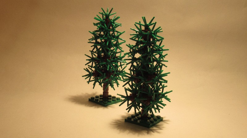 LEGO MOC 2 Small Pine Tree Designs. by AmacDonald43 | Rebrickable ...