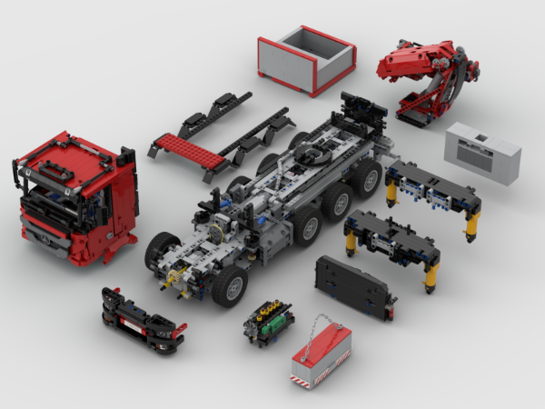 LEGO MOC Mercedes Benz FASSI F1650 Truck Crane by xiaohutushen ...
