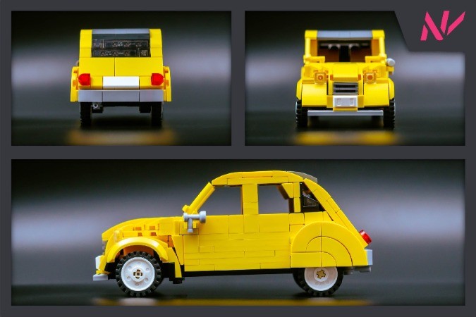 LEGO MOC Citroen 2CV by NV Carmocs | Rebrickable - Build with LEGO