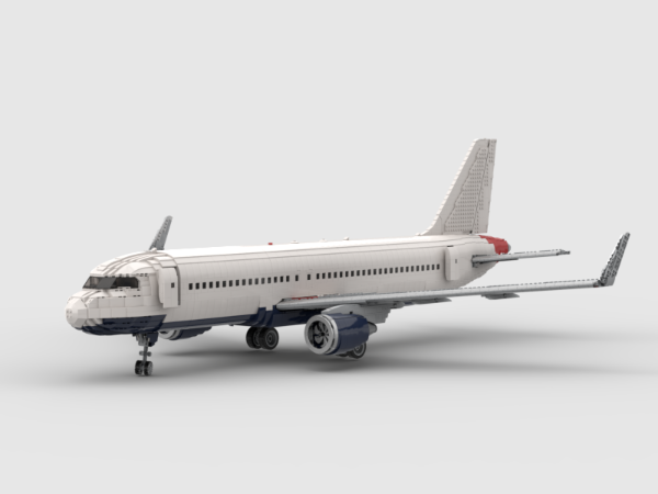 LEGO MOC Airbus A320 by renaatdemuynck | Rebrickable - Build with LEGO