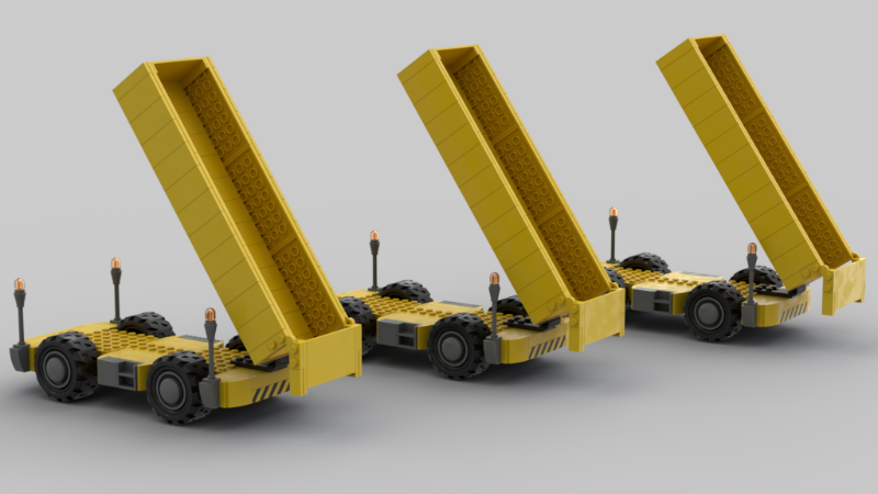 LEGO MOC Autonomous Tipper Vehicle by Futurism_Lego | Rebrickable ...