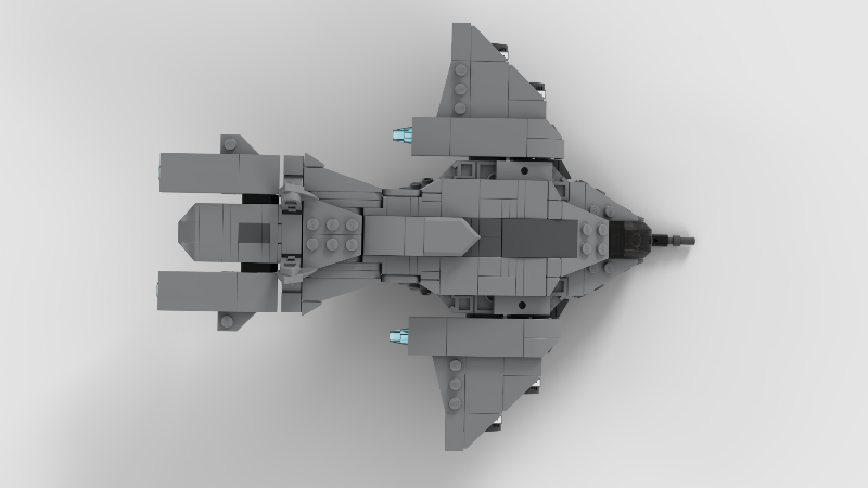 LEGO MOC D77-TC Pelican Dropship by kuzi127 | Rebrickable - Build with LEGO