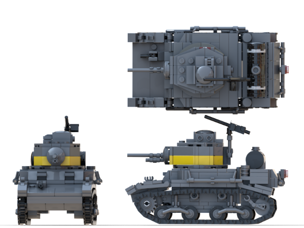 LEGO MOC M3a1 Stuart (Marine Corp) by IScreamClone | Rebrickable ...