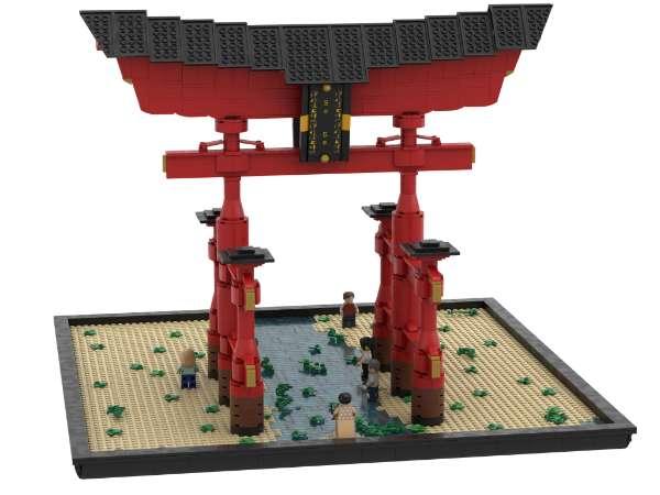 LEGO MOC Itsukushima Jinja Otorii (Grand Torii Gate) by jeffmcclain ...