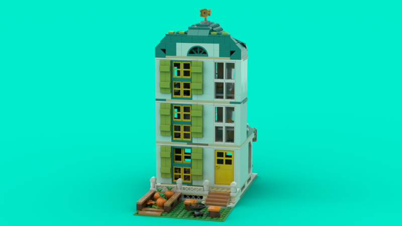 LEGO MOC Autumn Apartment Modular Building by lego_modular_building ...