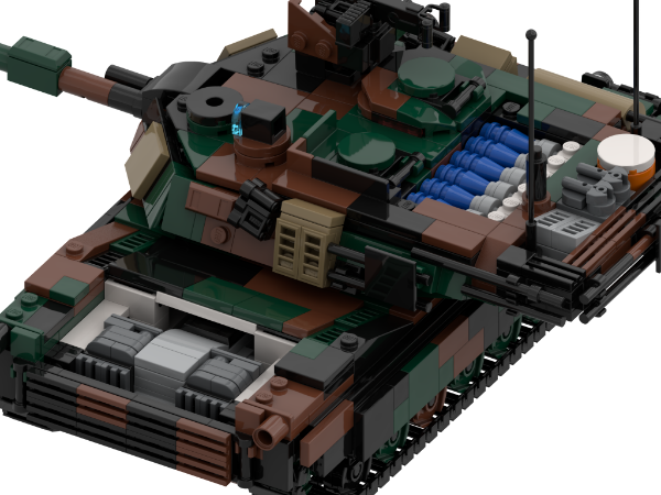 LEGO MOC-184373 M1A2 Abrams Woodland by Isubuilds | Rebrickable - Build ...