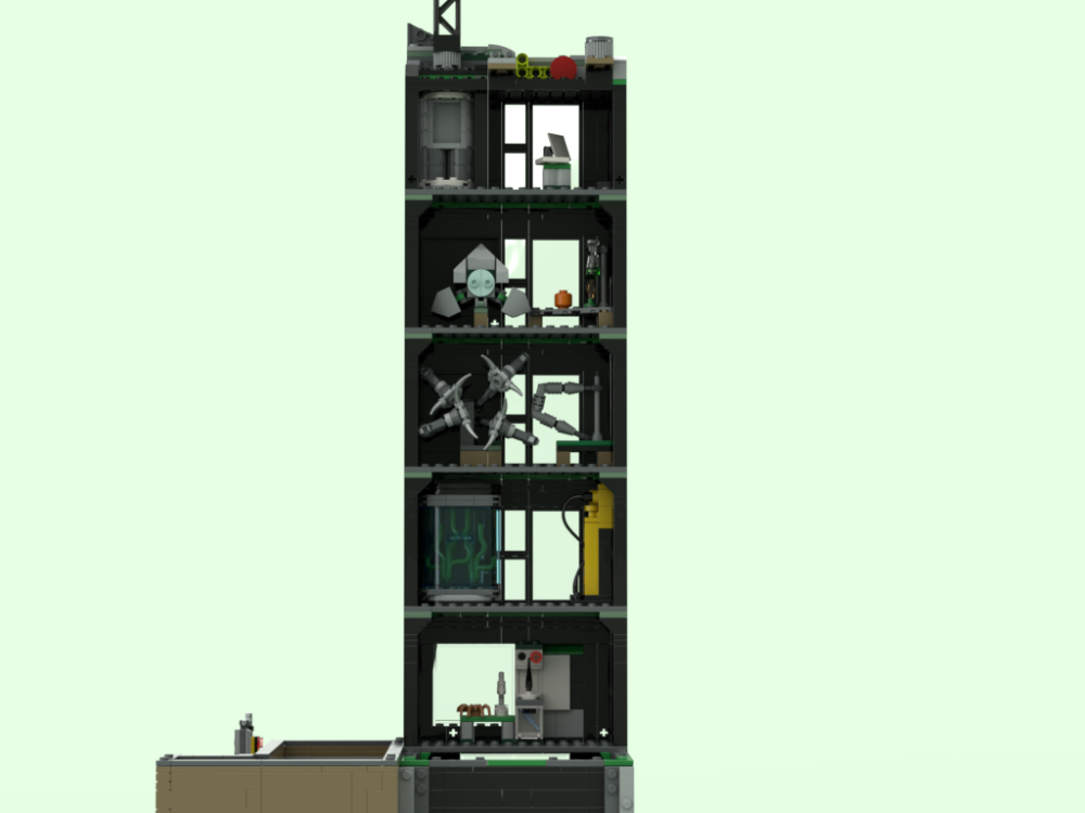 LEGO MOC-234991 Modular Oscorp by Kuragari1 | Rebrickable - Build with LEGO