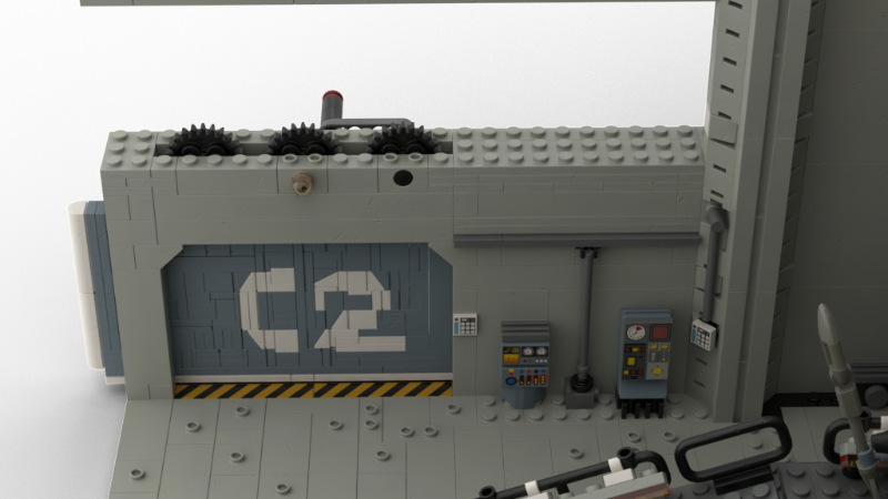 LEGO MOC Stargate SGC Gateroom by Kuki | Rebrickable - Build with LEGO