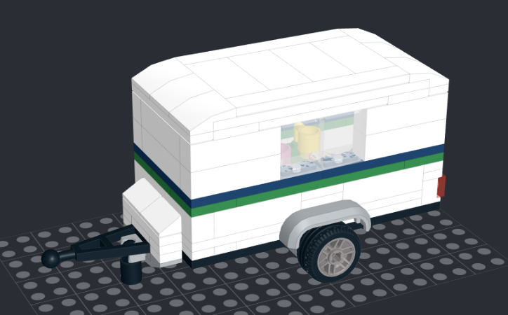 LEGO MOC-167516 Car And Caravan by Chakotay | Rebrickable - Build with LEGO