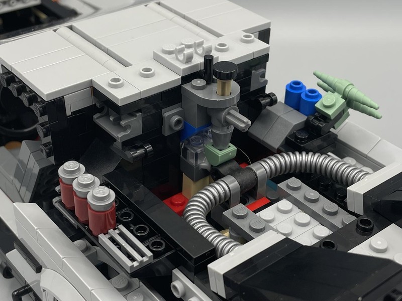 Review: 10300-1 - Back to the Future Time Machine | Rebrickable - Build ...