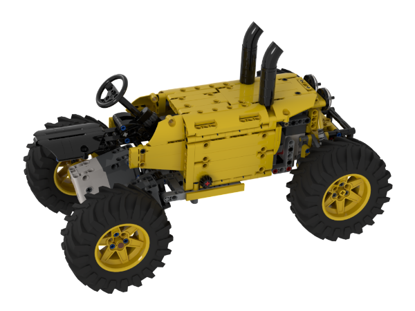LEGO MOC RC tractor by kokodak | Rebrickable - Build with LEGO