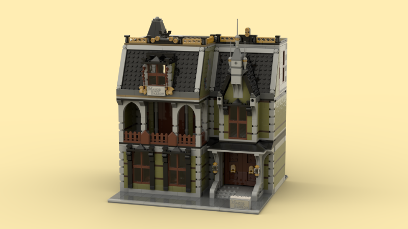 LEGO MOC-134670 Old Mansion Modular Building by lego_modular_building ...