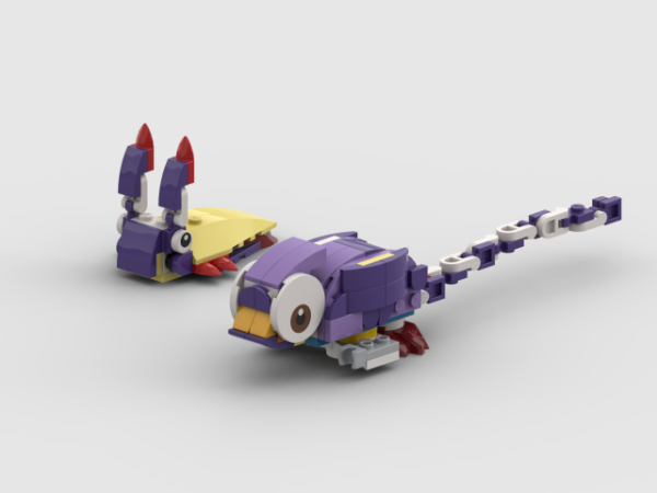 LEGO MOC Roach meets chamelion by P4tp4t | Rebrickable - Build with LEGO