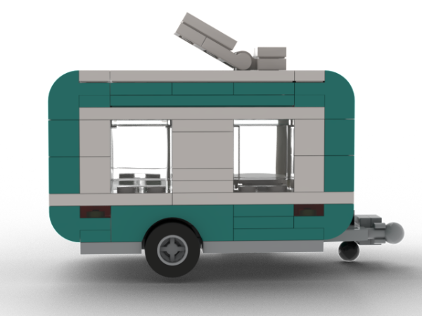 LEGO MOC Retro Caravan by AntOrman | Rebrickable - Build with LEGO